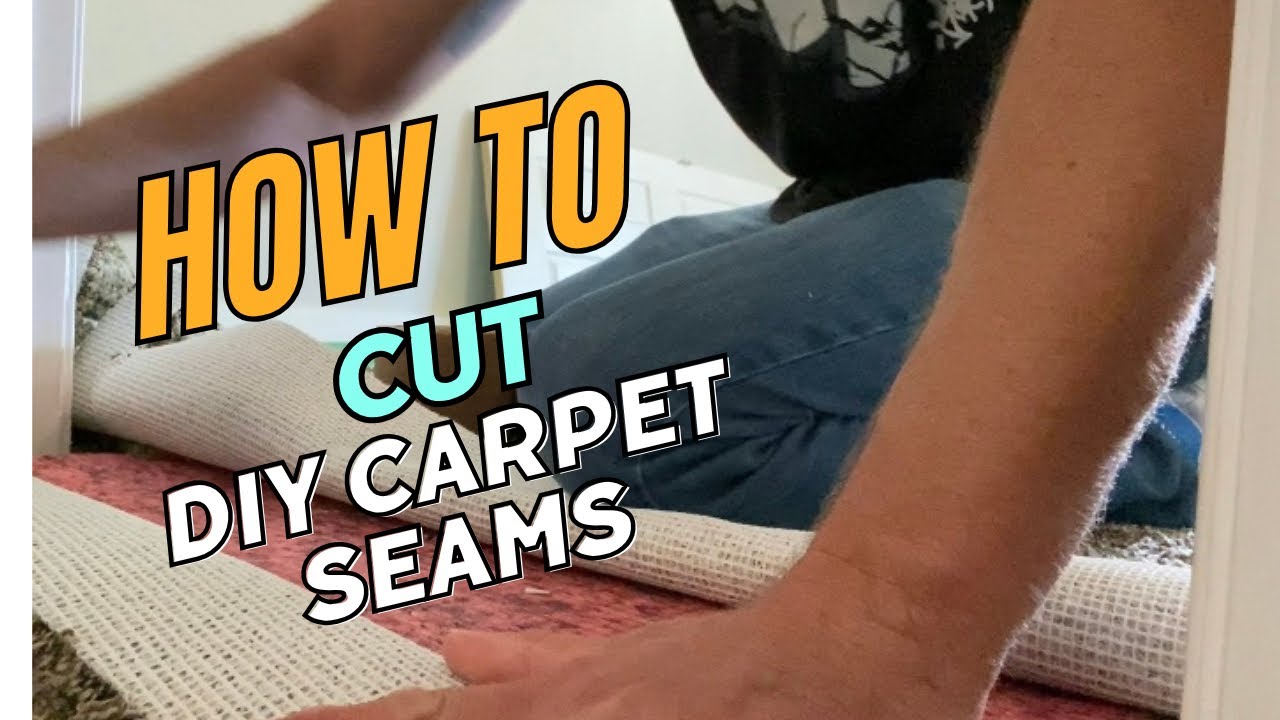How To Cut Carpet Seams DIY - YouTube