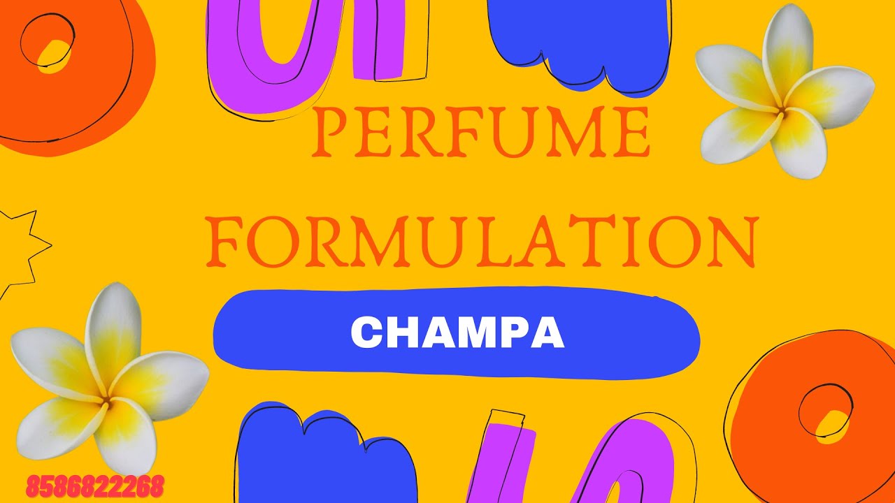 champa perfume formula , Agarbatti Perfume Formulation - YouTube
