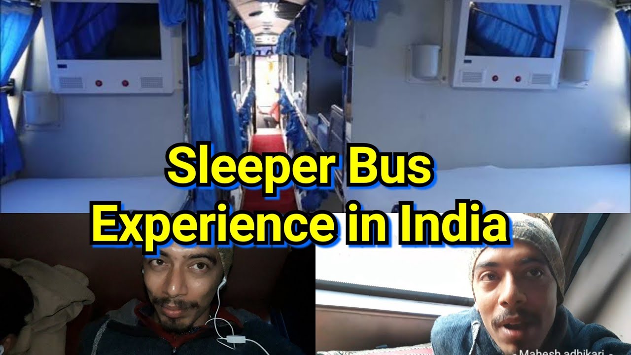 Sleeper bus india | sleep and travel bus | Raxaul to Patna vlog | India ...