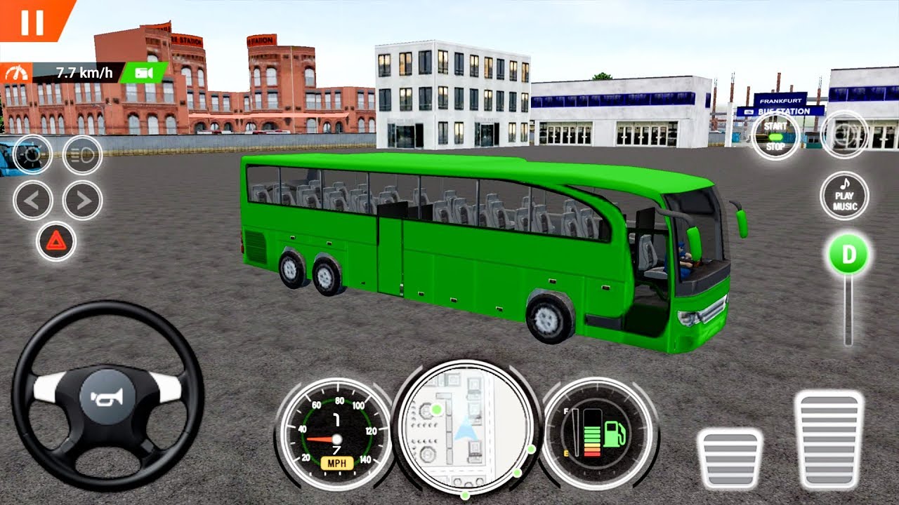 Coach Bus Driving Simulator 2018 - Transport City Passengers - Android ...