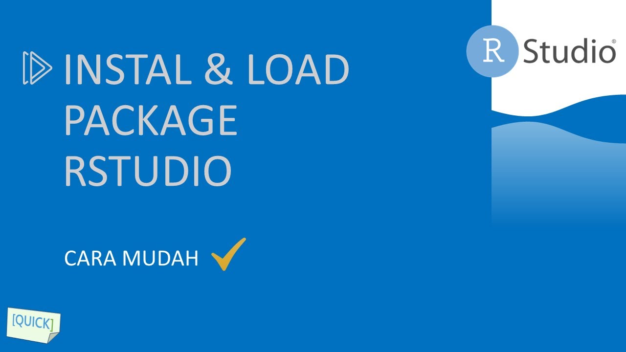 Cara Instal & Load Package di RStudio - YouTube