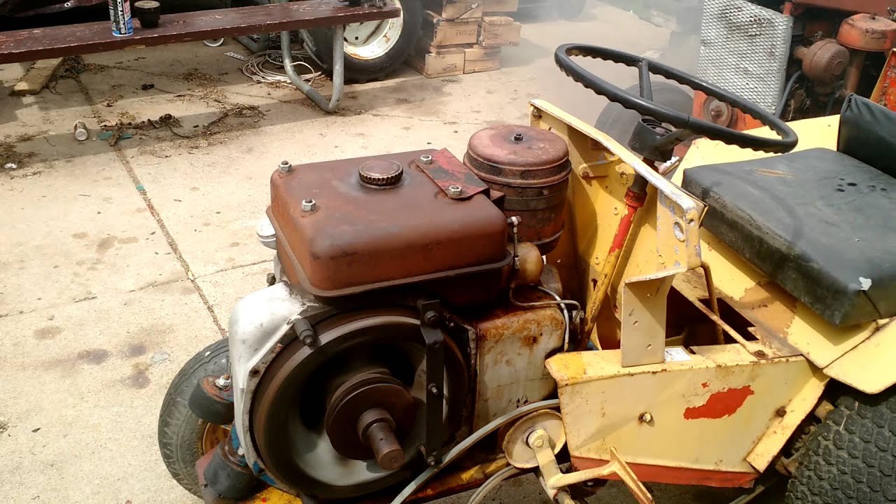 Jacobsen Chief 1000 with Farymann SP10 Diesel - YouTube