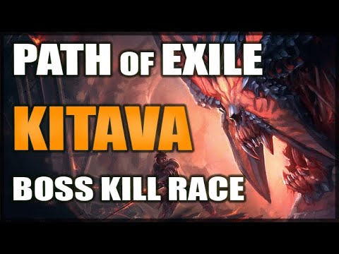 Path of Exile: Act 5 KITAVA Boss Rush Race - YouTube