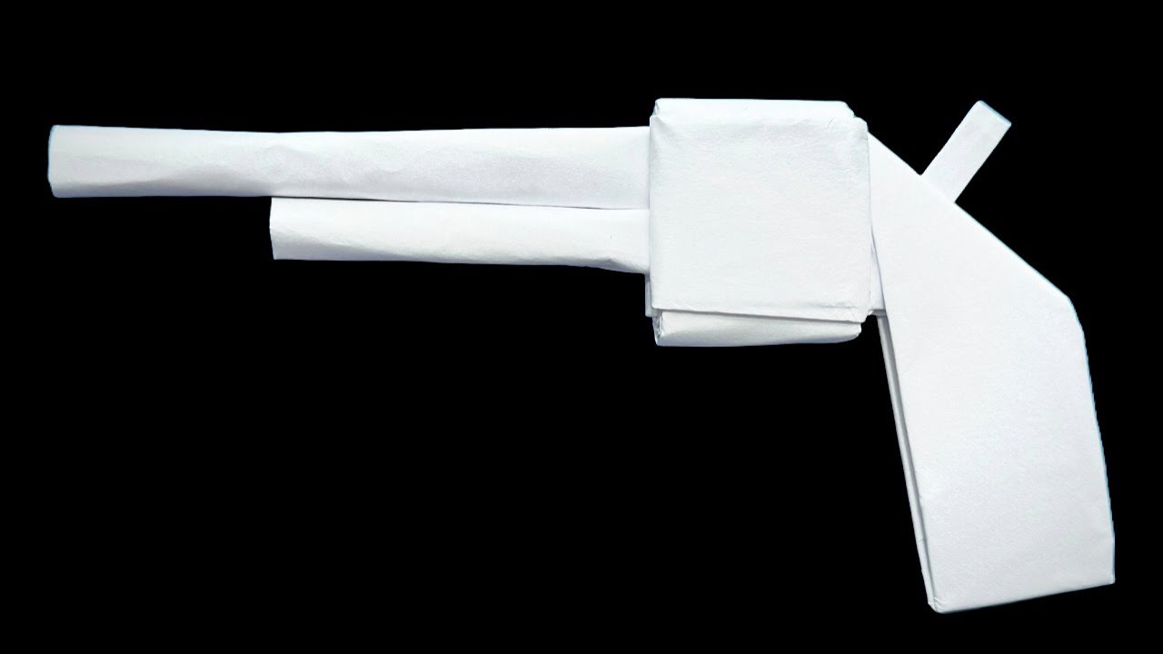 How to Make a Paper Gun | Origami Gun | Origami Weapons - YouTube