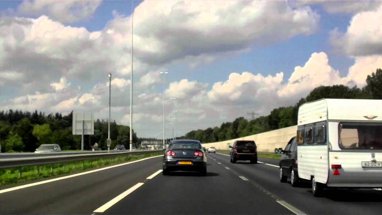 A12 Ede - Utrecht: widened 2x3 - YouTube