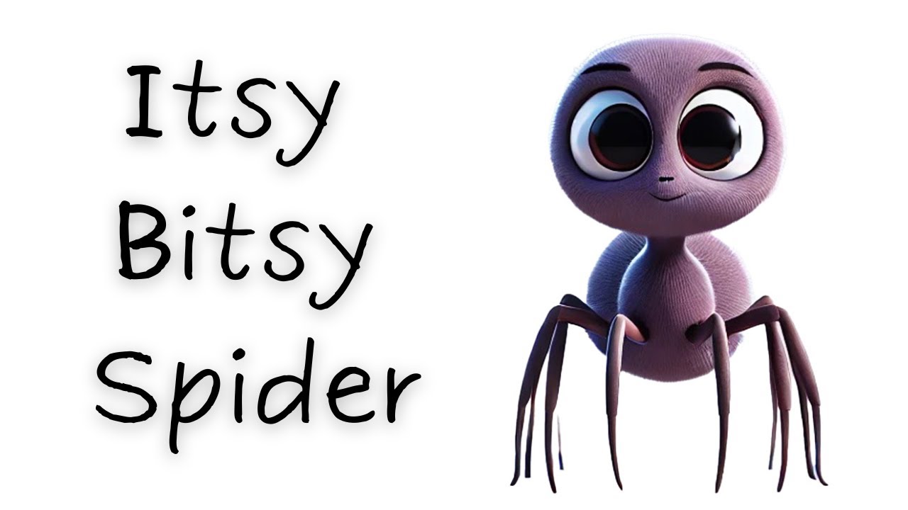 Itsy Bitsy Spider | Fun Animated Nursery Rhyme for Kids with Cute ...