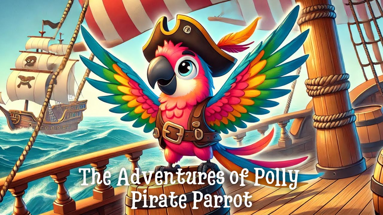 The Adventures of Polly the Pirate Parrot | Bedtime Stories for Babies ...
