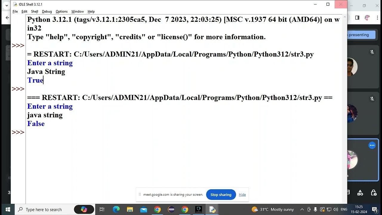 Python String Part-2 - YouTube