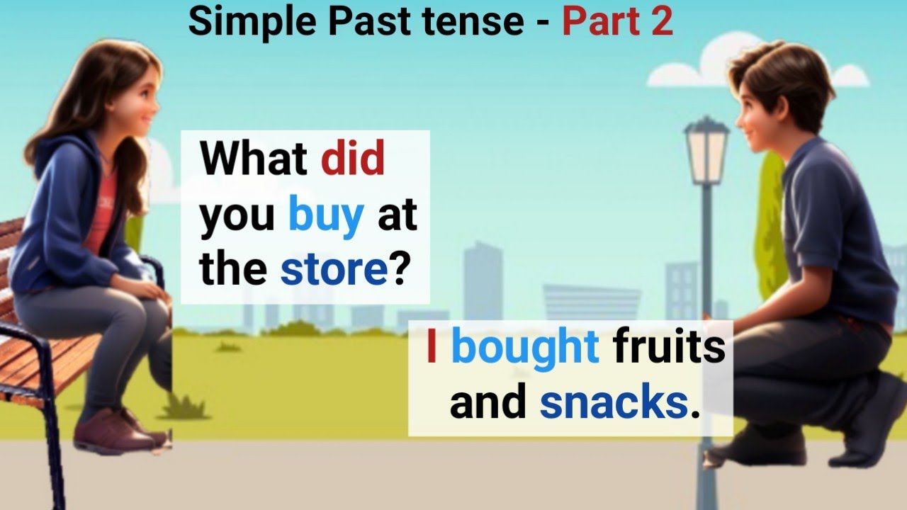 English Conversation Practice | Simple Past Tense | Part -2 | English ...