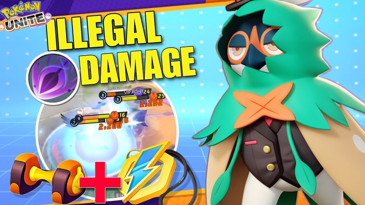 The New Item Makes Decidueye The Best Sniper | Pokemon Unite - YouTube