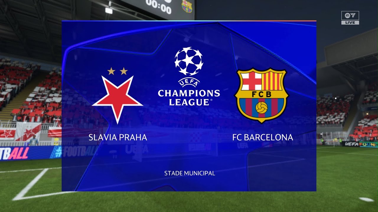 Slavia Prague vs FC Barcelona FC 26 PredictionUCL Matchday 7 Full ...