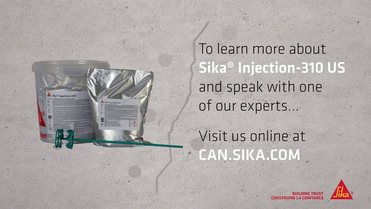 Sika Injection 310 US (EN) - YouTube