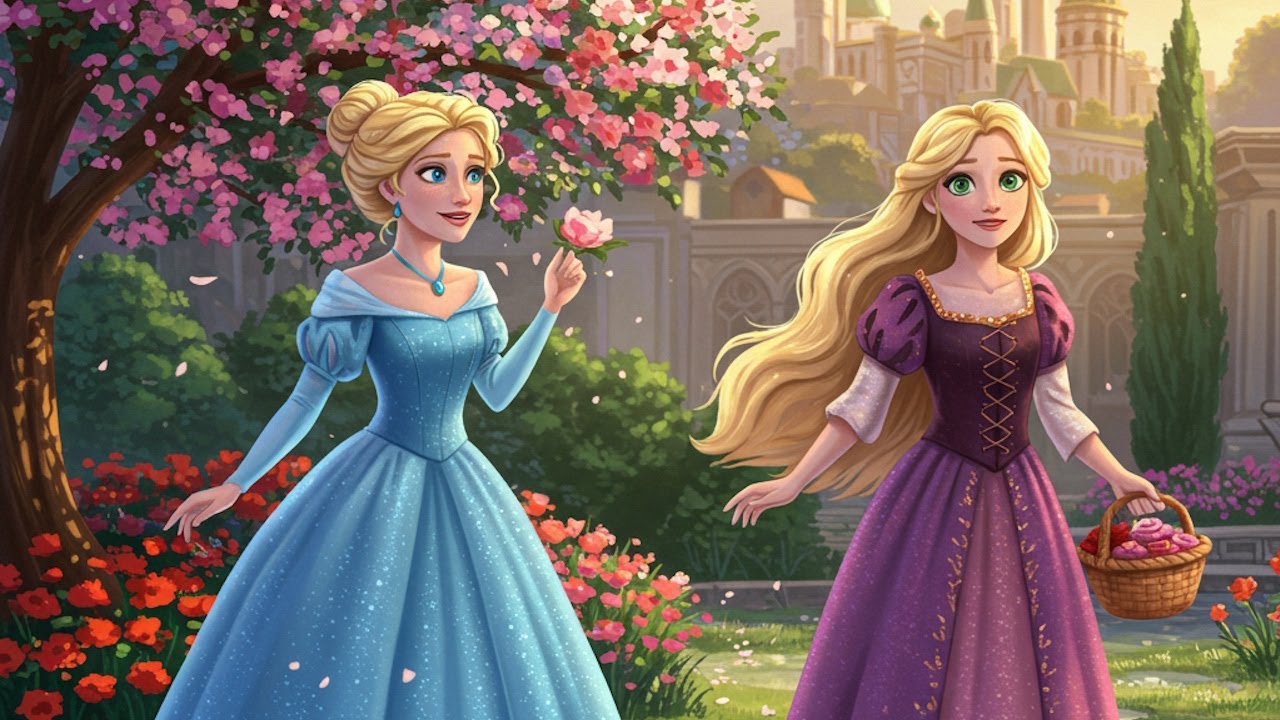 Cinderella and Rapunzel's Easter Adventure - A Bedtime Story for Kids ...