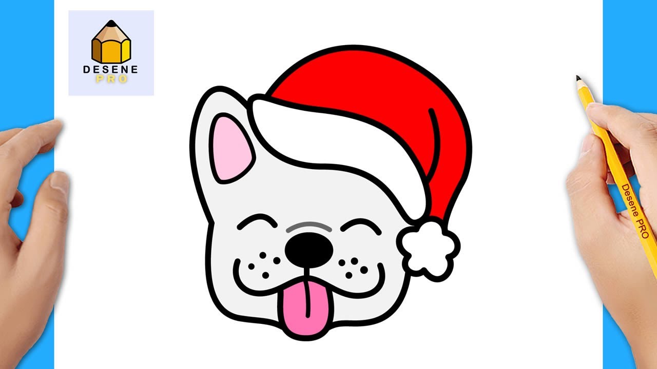 Cum se desenează un câine de Crăciun | Desene de Crăciun - YouTube