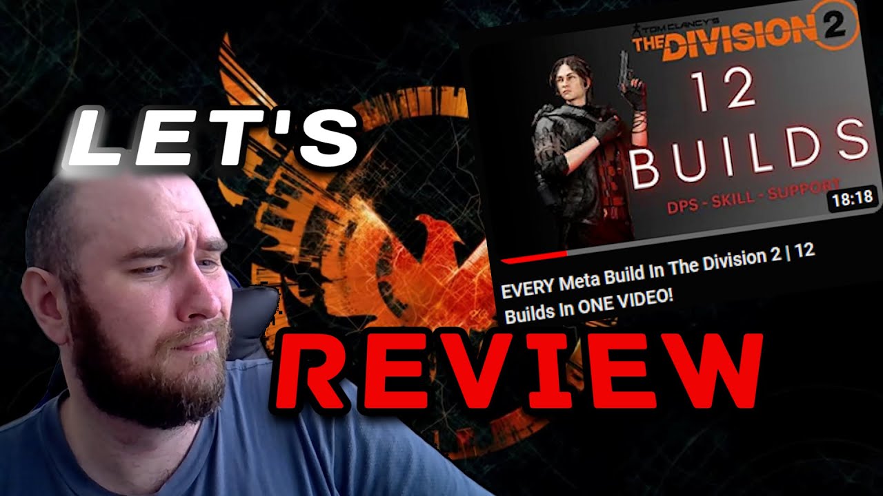 Reviewing @hutchler's Meta Builds | Division 2 - YouTube