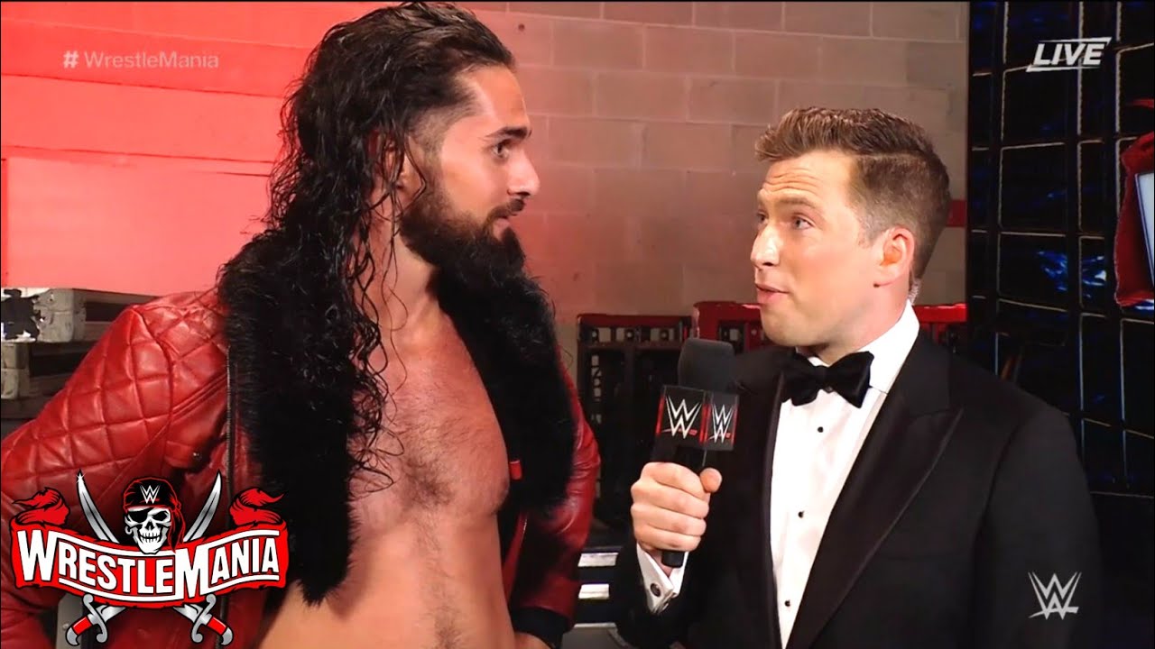 Wrestlemania 37 Backstage Interview WWE Superstar | WWE Wrestlemania 37 ...
