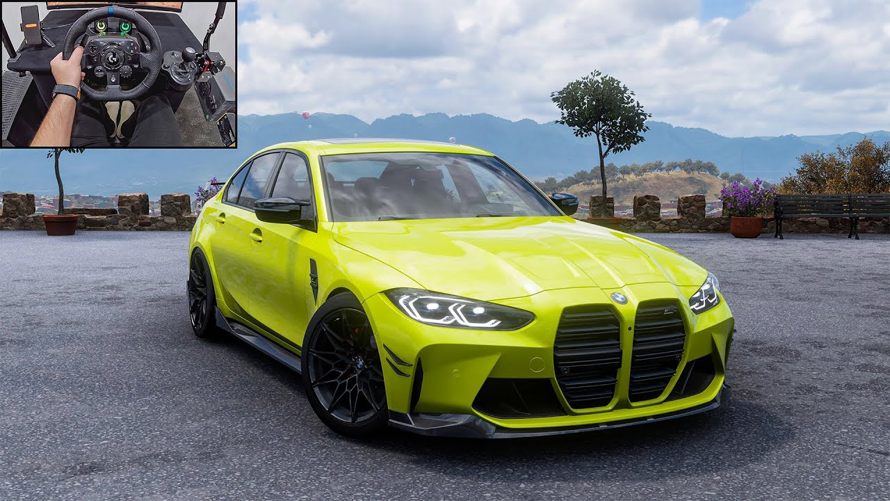 BMW M3 G80 Competition - Forza Horizon 5 | Logitech G923 Steering Wheel ...