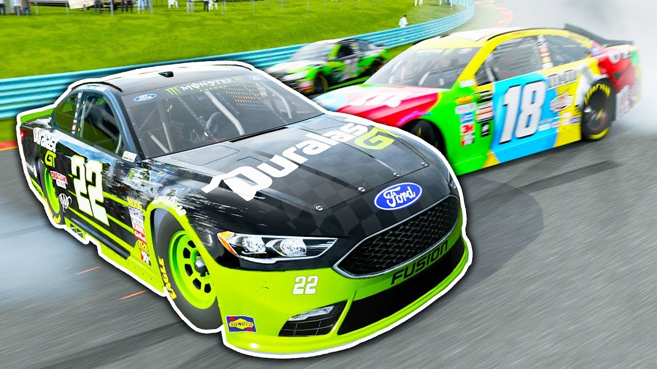 THESE RACE FINISHES WERE CRAZY! // Forza Motorsport 7 NASCAR Racing ...