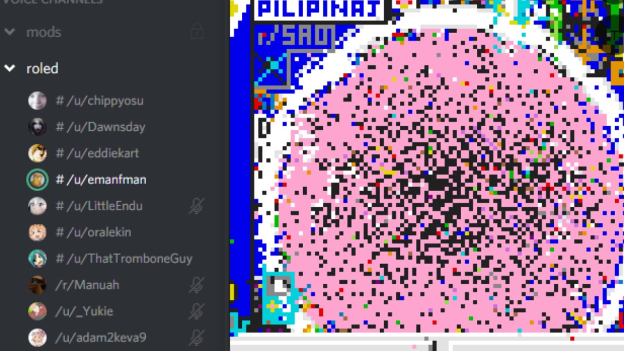 /r/place osu! discord speech - YouTube