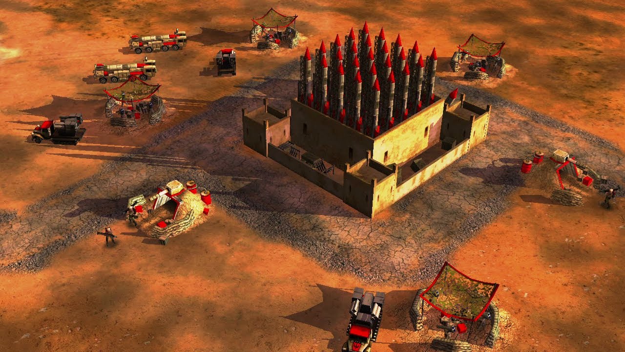 GLA Army Attacks United States Air Force with 150 Scud Launchers - C&C ...