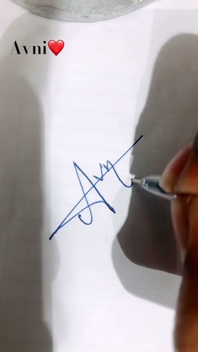 Avni Name Signature Request Done Shorts Youtube