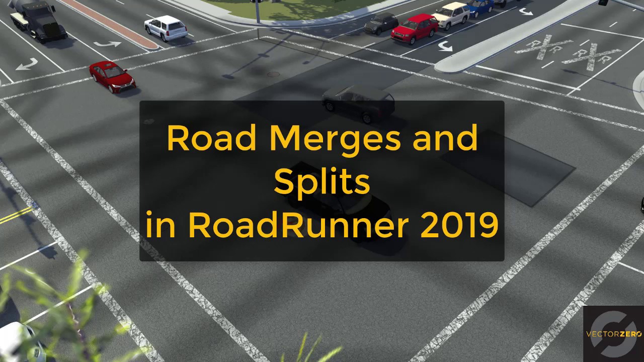 VectorZero RoadRunner Road Merges and Splits - YouTube