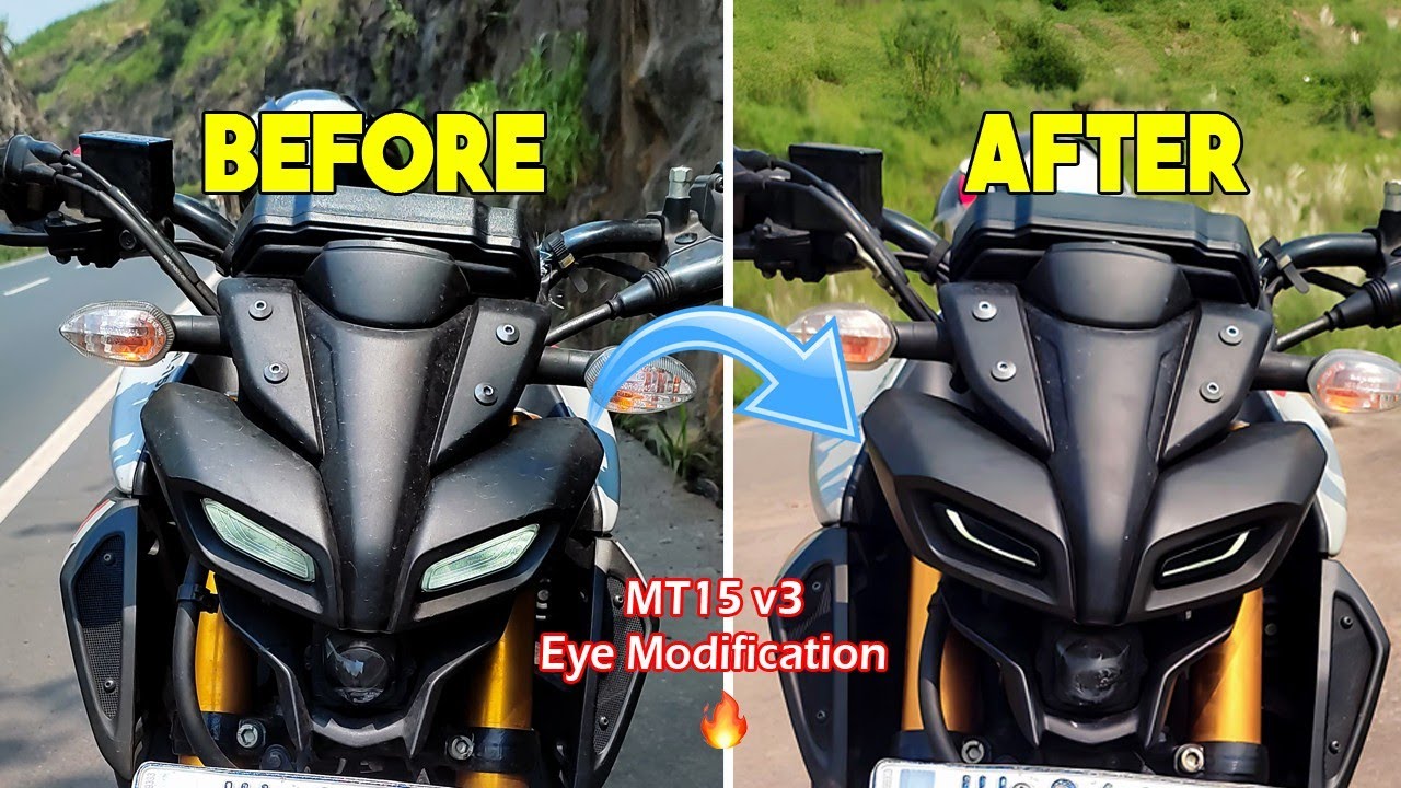 Mt-15 Bs6 v2 Eye Modifications || Devil Eye || Kya Lagri h Meri ( LIZA ...