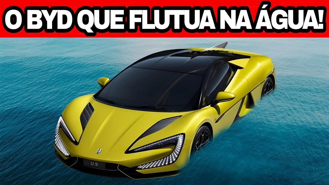 🚨 NOVO CARRO DA BYD SALTA, FLUTUA NA ÁGUA, DANÇA E SAI COMPLETAMENTE DO ...