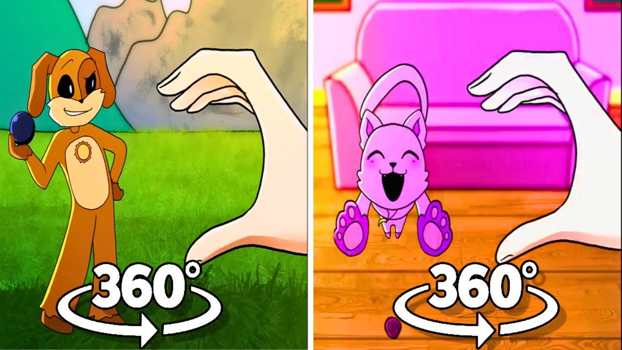 360° VR Smiling Critters Finger Heart - YouTube