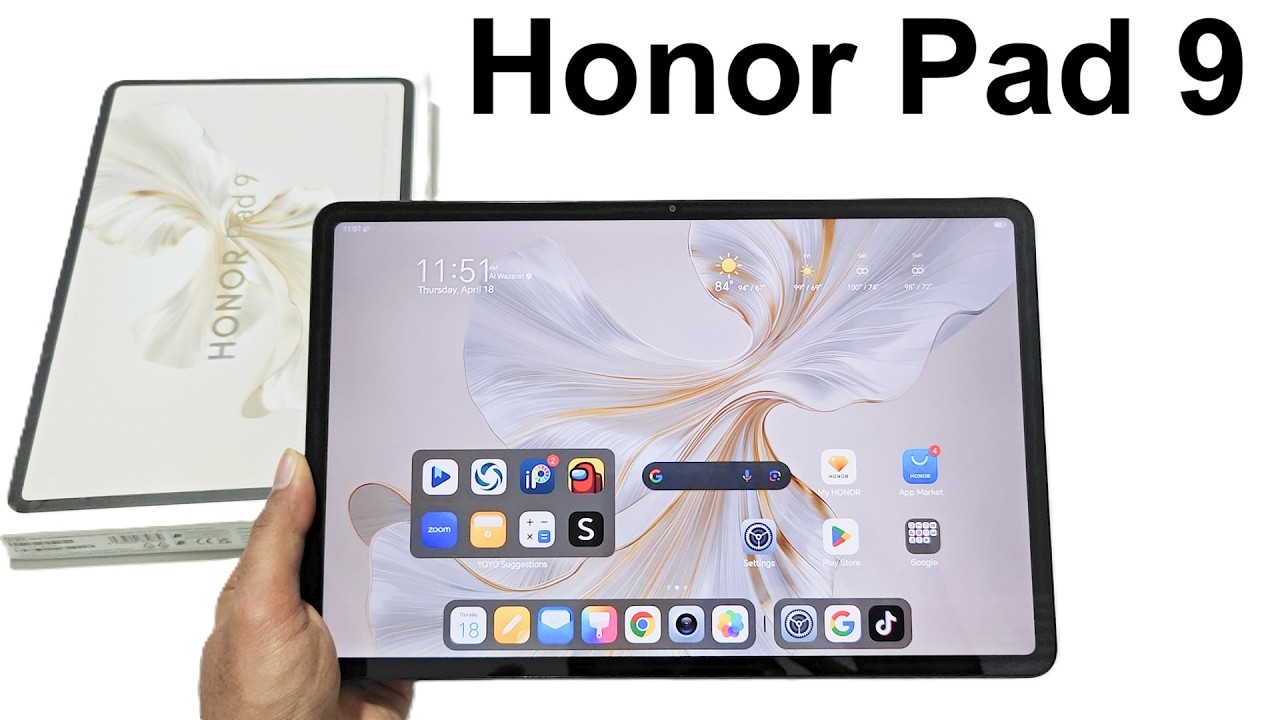 Honor Pad 9 - Unboxing and First Impressions - YouTube