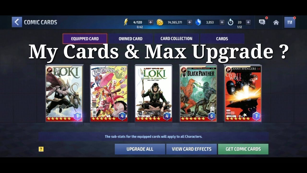 How to Upgrade Cards & Max Upgrade ? - YouTube