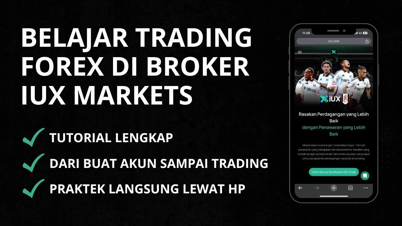 Cara Trading Forex Di Broker IUX Markets Untuk Pemula - YouTube