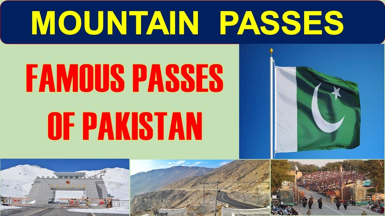 Important Mountain Passes of Pakistan | MCQs about famous Passes in ...
