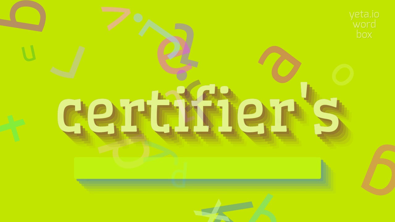 How To Say certifier s High Quality Voices YouTube how-to-say-certifier-s-high-quality-voices-youtube