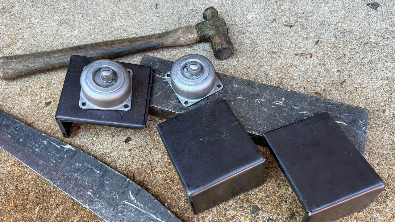 Building the B-36 Flight Engineer Main Panel Shock Mount Brackets - YouTube