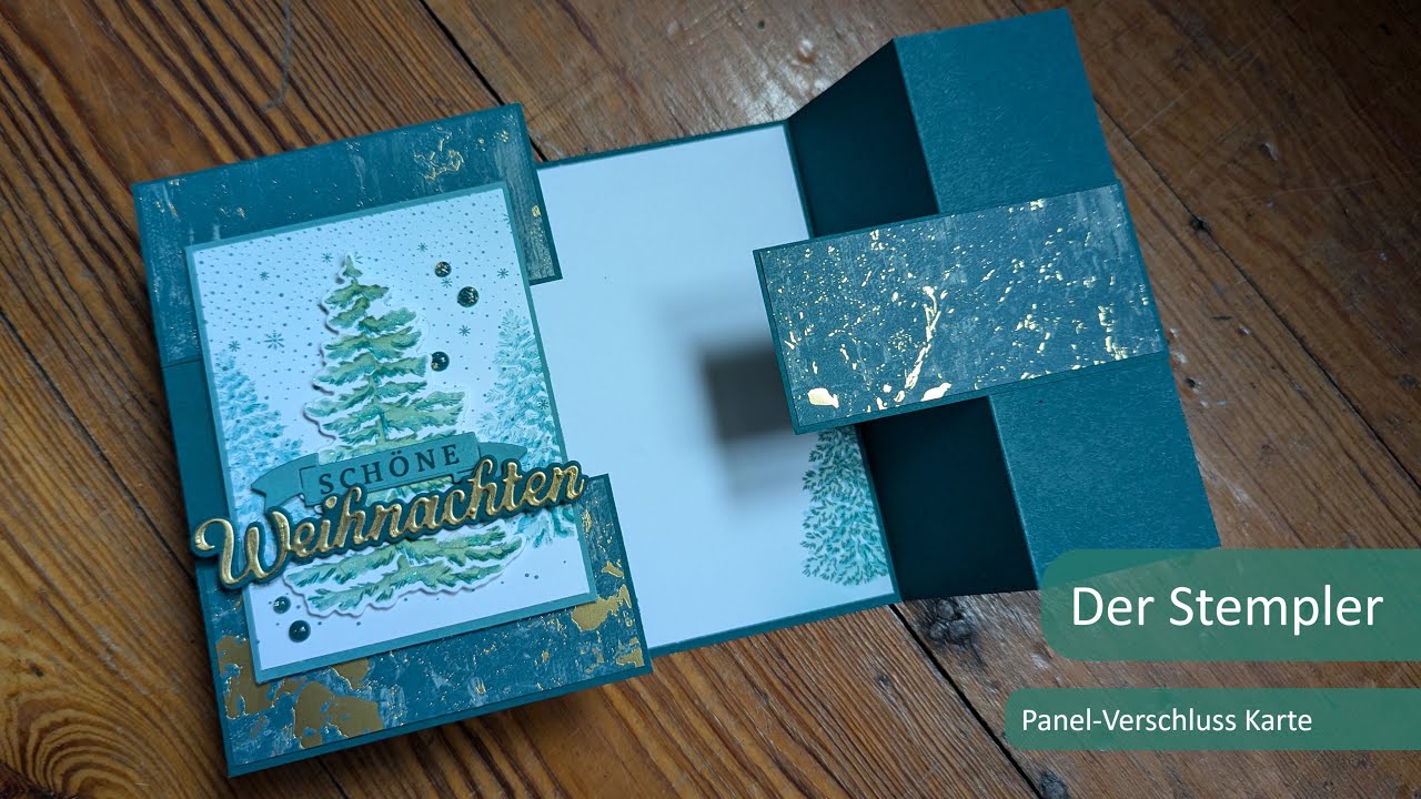 Panel-Verschluss Karte | Der Stempler ~ Stampin Up! - YouTube