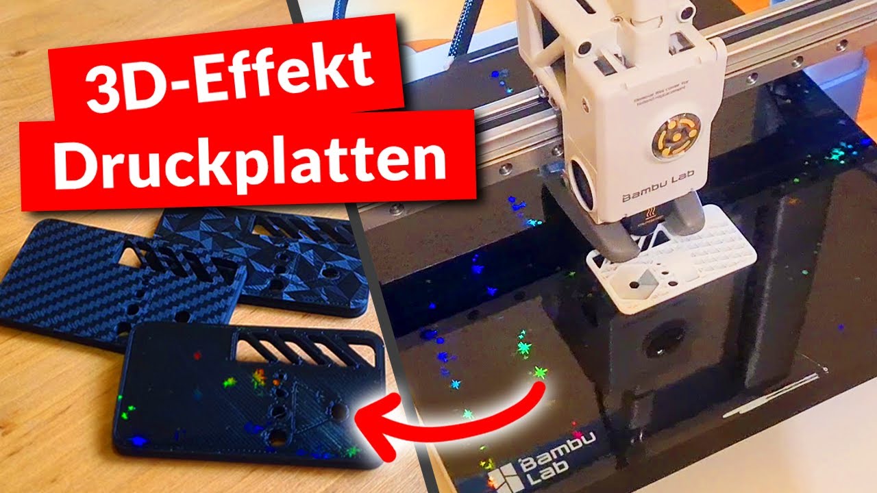 Ist das die BESTE Druckplatte? 3D Effekt PEI Platten! | Großer ...