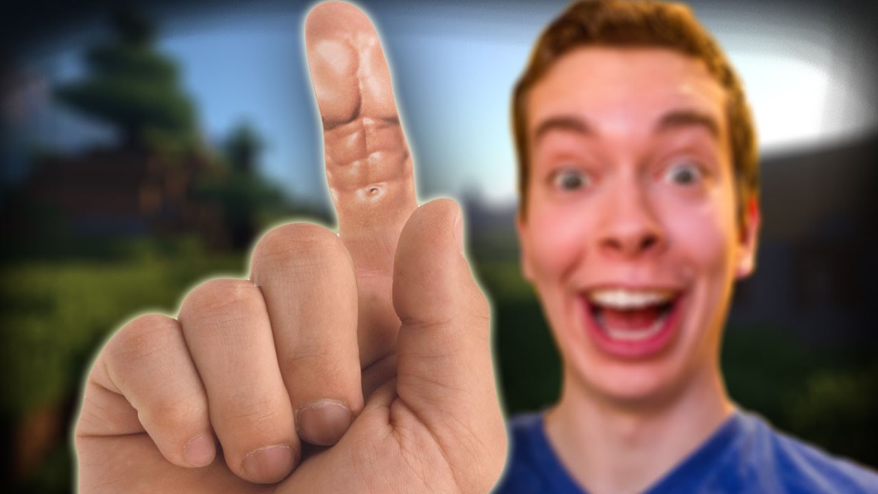 ONE FINGER MINECRAFT! - YouTube
