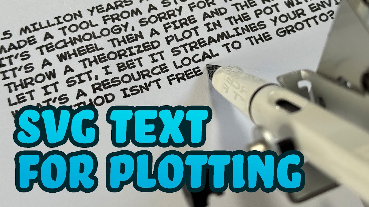 Creating a System for Dynamic Plottable Text in Processing - YouTube