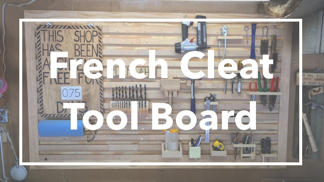 French Cleat Tool Board - YouTube