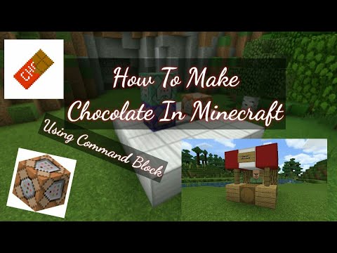 How To Make Chocolate In Minecraft using command block (no addons/mods ...