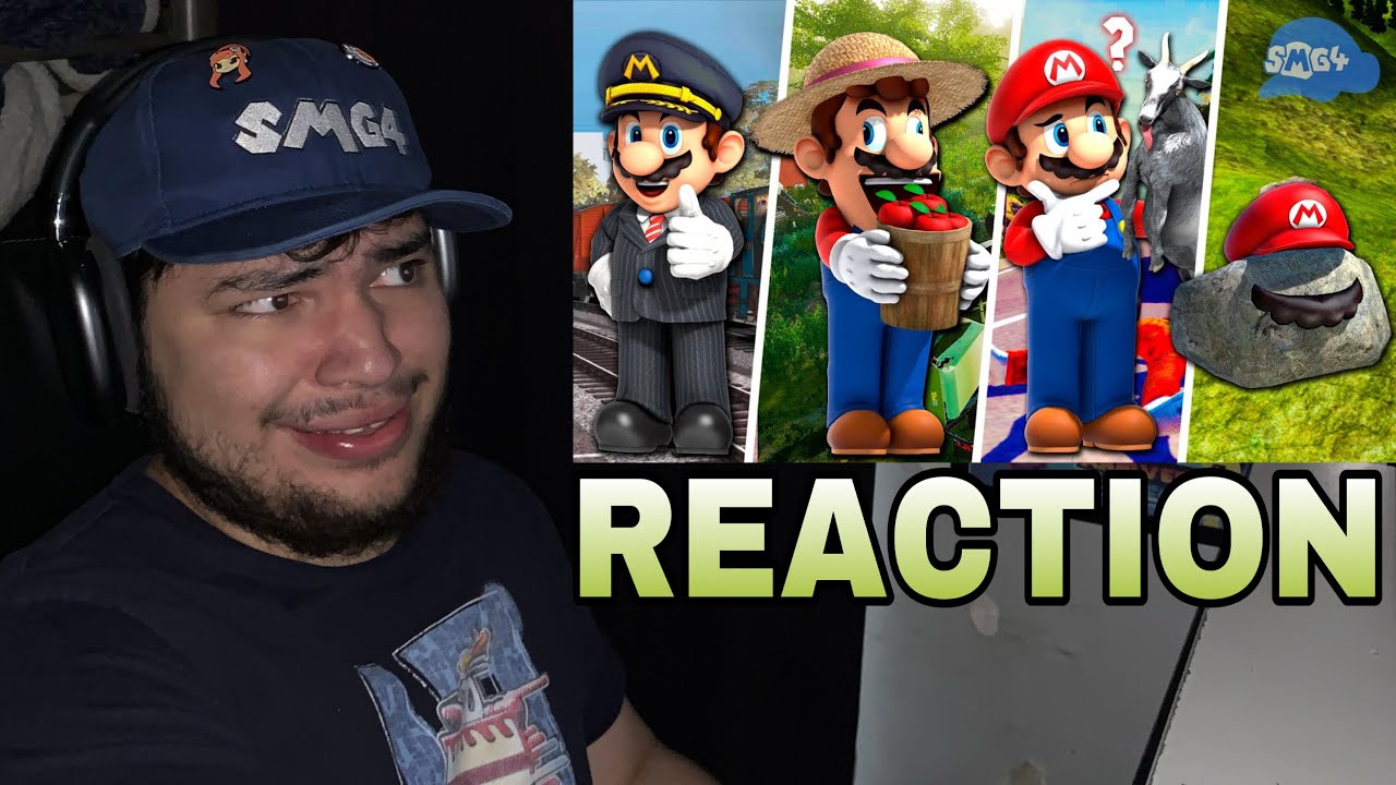 SMG4: If Mario Was In... Simulator Games [Reaction] “A Jobless Italian ...