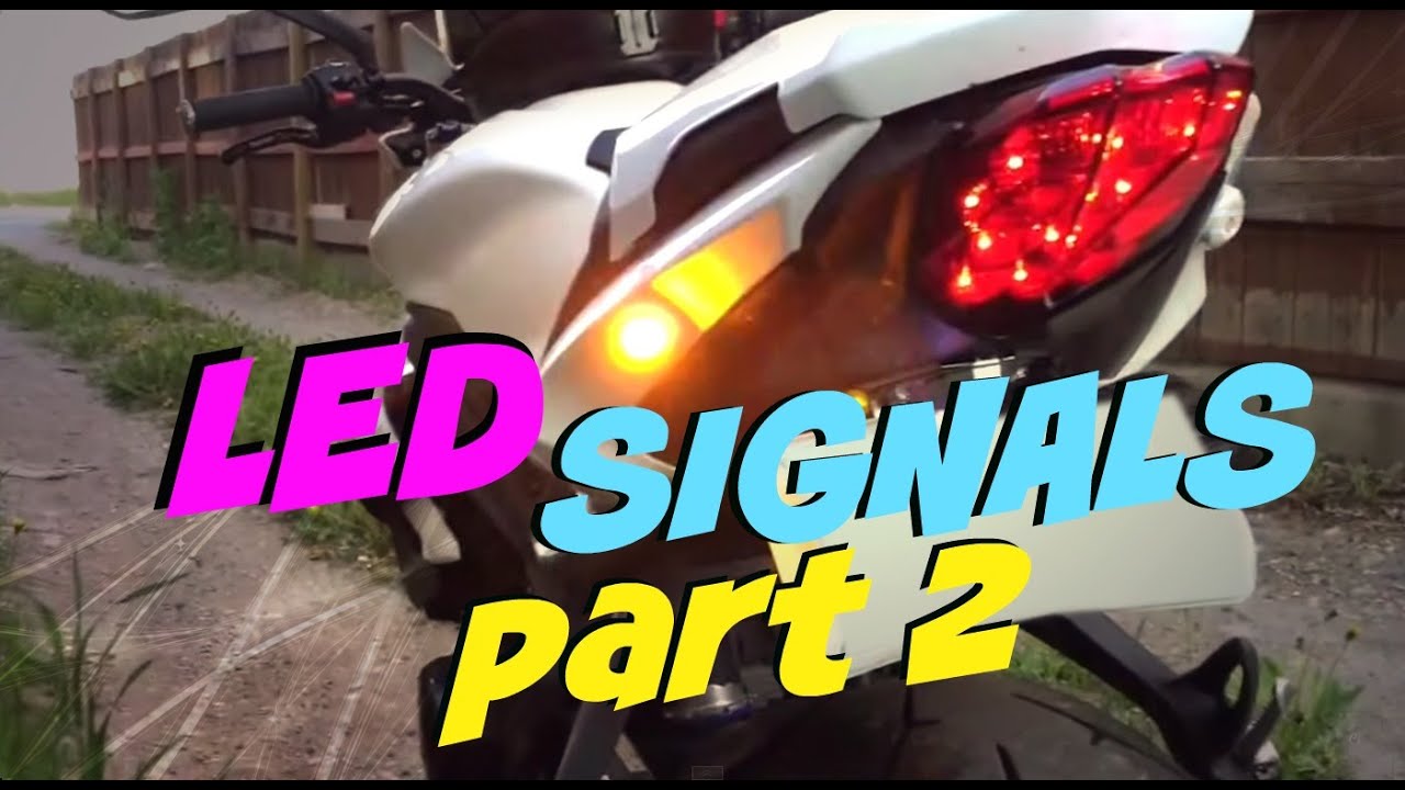 Triumph Street Triple LED lighting part 2, watsen design turn signals ...