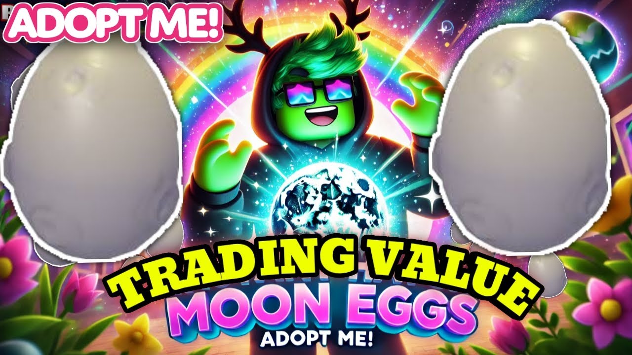 MOON EGGS TRADING VALUE IN ADOPT ME ! #mooneggtrade - YouTube