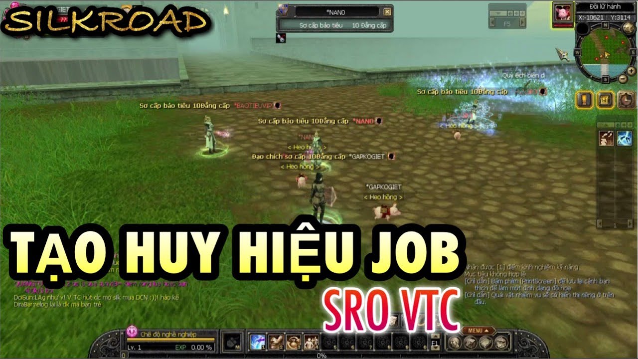 ĐẠO CHÍCH SƠ CẤP 10 ĐẲNG CẤP - SRO VTC | game silkroad | silkroad ...