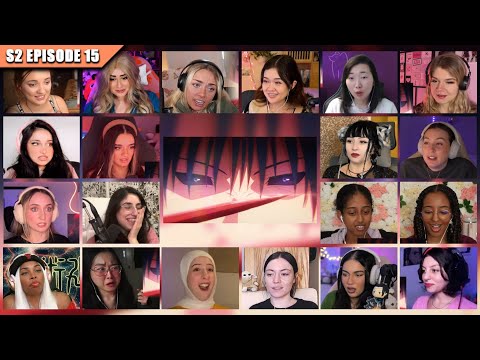 [Girls React] Jujutsu Kaisen Season 2 Episode 15 Reaction Mashup | 呪術廻戦