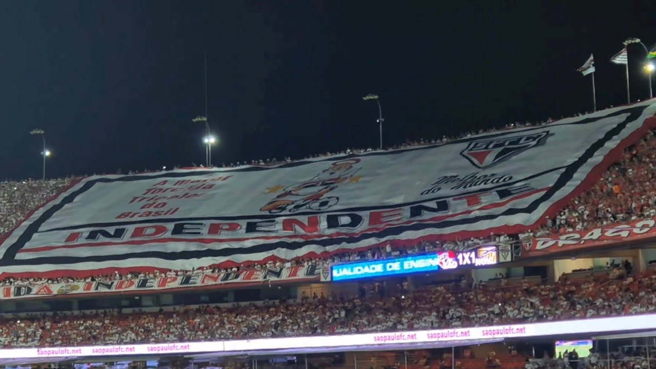 BANDEIRÃO TORCIDA INDEPENDENTE | SÃO PAULO FUTEBOL CLUBE | ARQUIBANCADA ...