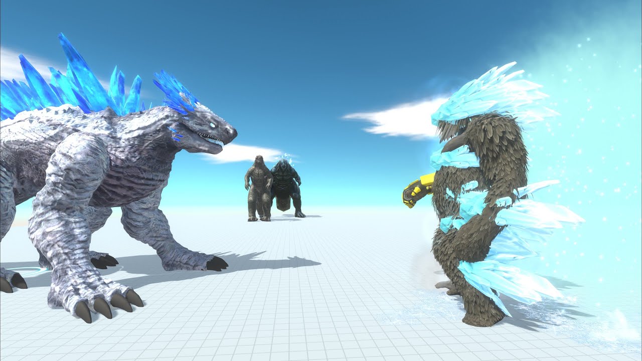 Godzilla Earth Rescue Evolved Godzilla and Kong Glove Beast from Freeze ...