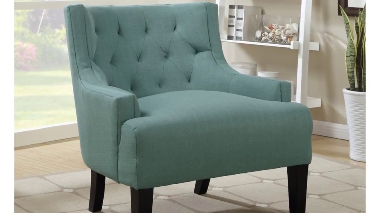 Blue Accent Chairs for Living Room Ideas - YouTube