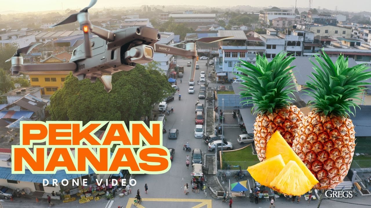 Sunday Morning in Pekan Nanas: A Peaceful Drone View (8 AM) - YouTube
